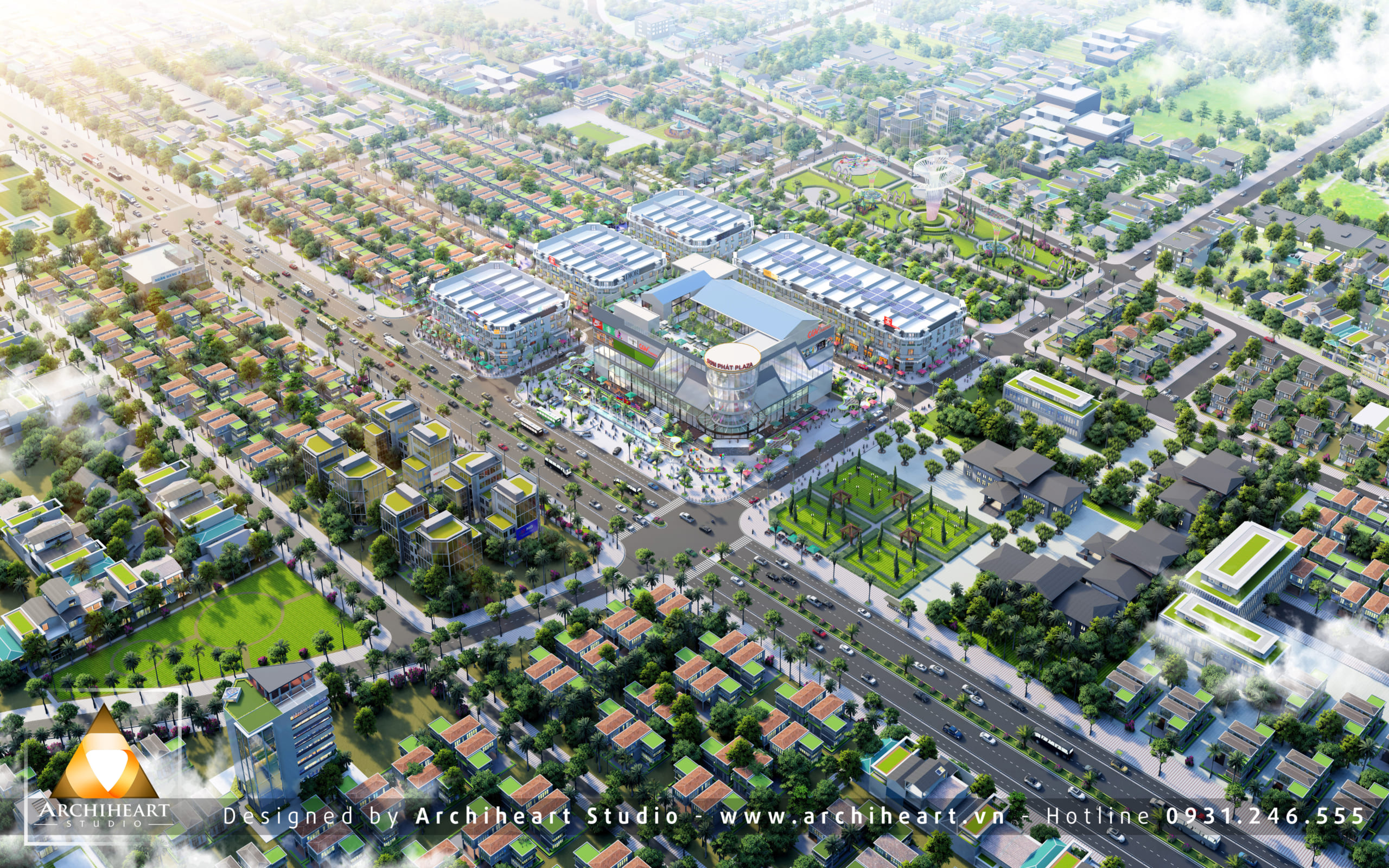 DỰ ÁN PHƯỚC LONG UNIQUE CENTER - Archiheart Studio